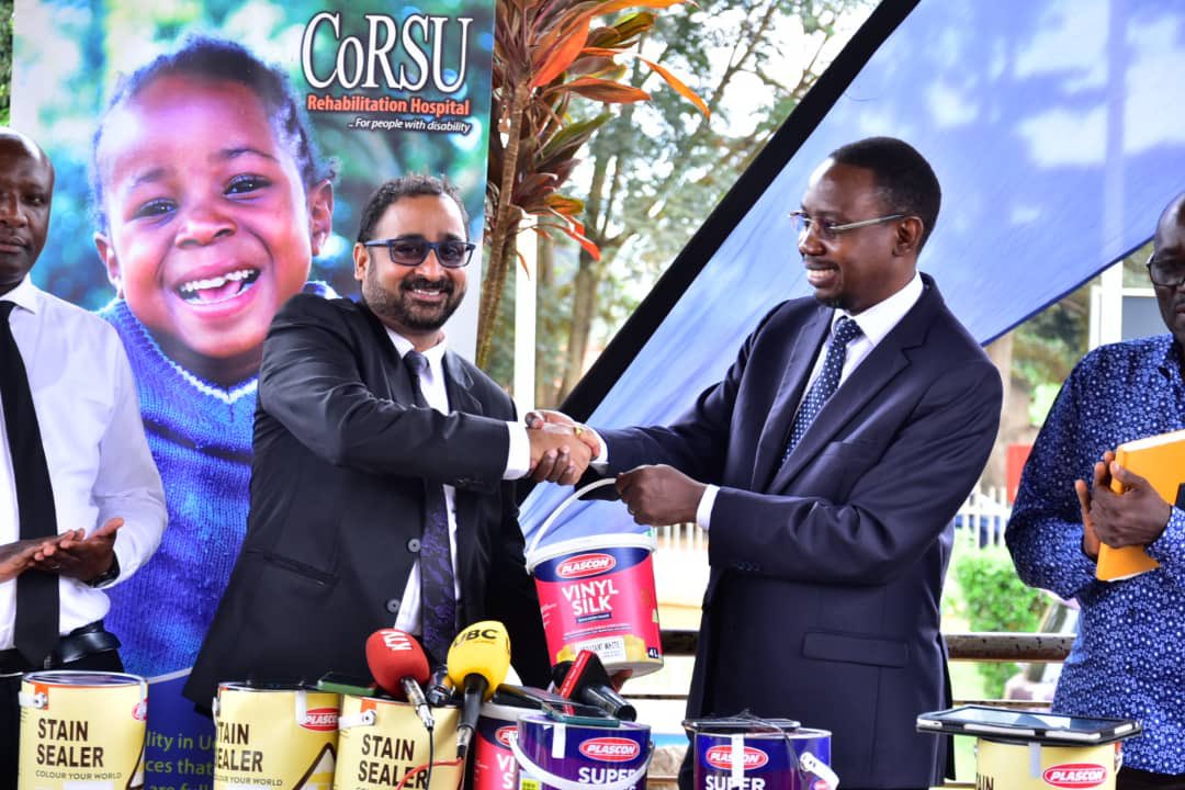 Plascon Uganda gives fresh coat of paint to CoRSU Hospital