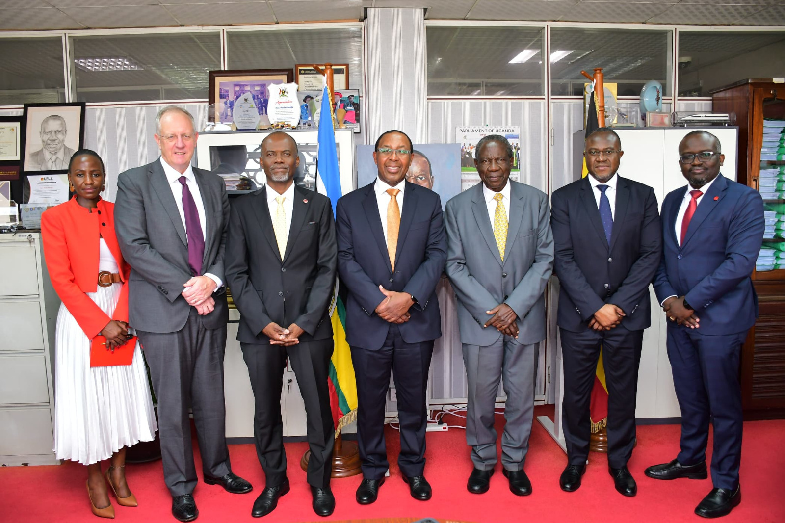 Absa Group CEO Kenny Fihla visits Uganda on East Africa tour