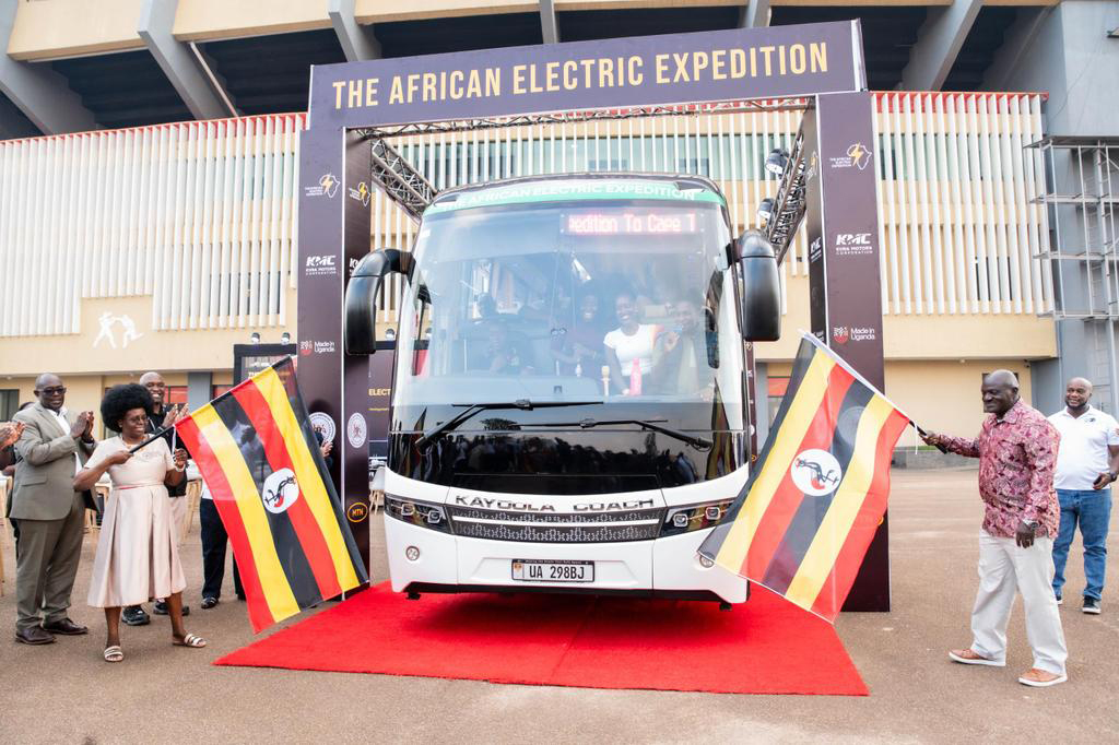 Made in Uganda electric coach begins 30-day journey across Africa